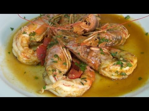 camarones al ajillo