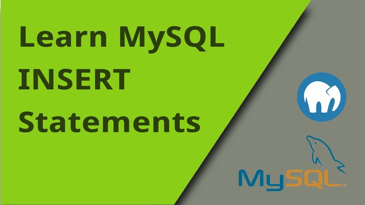 Learning MySQL - INSERT Statements