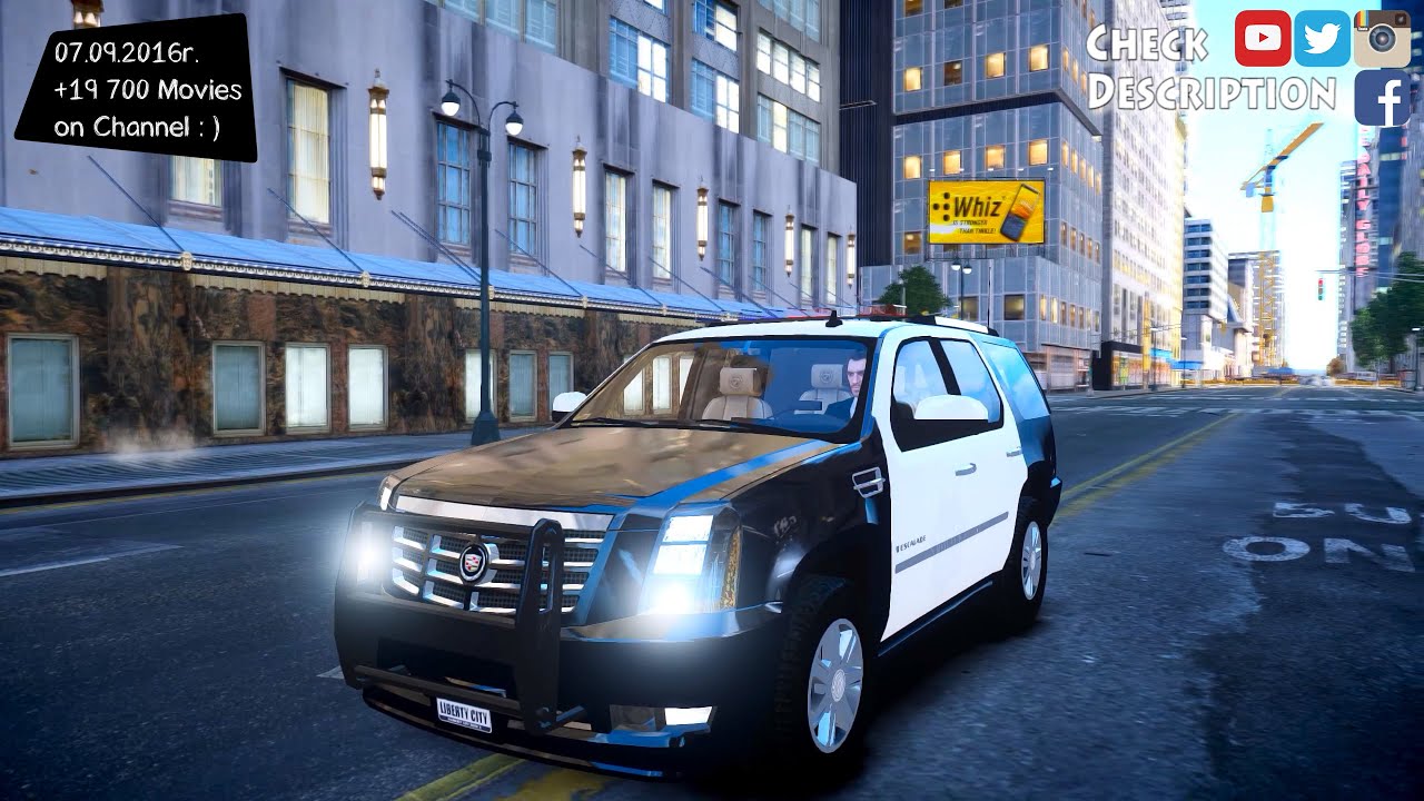 Cadillac Escalade Police v 2.0 Final - GTA 4