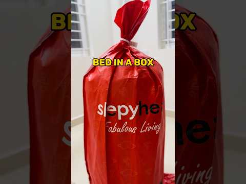 Trending mattresses in a box 📦 |sleepyhead|building new home 🏠 in Bangalore|unboxing bed