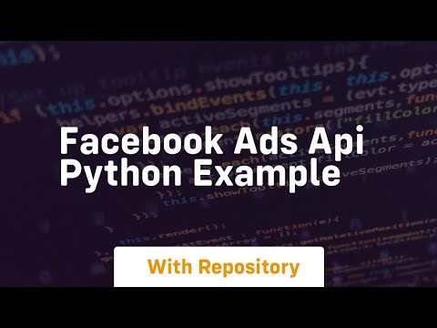 facebook ads api python example