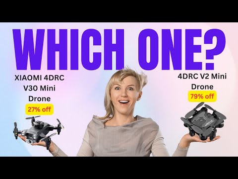 XIAOMI 4DRC V30 vs 4DRC V2 Mini Drones – 4K HD FPV, Obstacle Avoidance & Altitude Hold 🚁