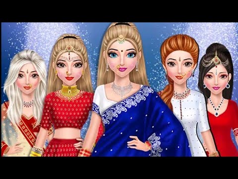Indian wedding dressup makeup||makeup dressup game||@StylishGamerr ||Android gameplay||girl games
