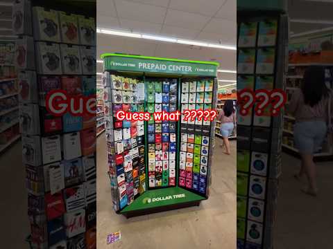 You can get prepaid cards at the dollar tree????? @dollartree #prepaid #favorite