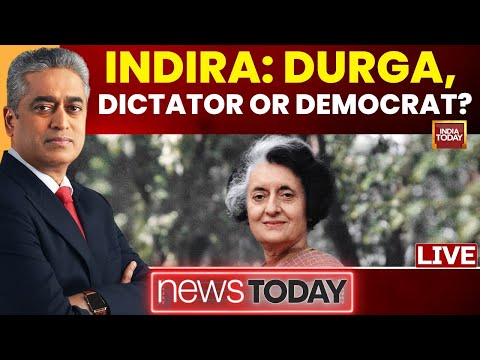 News Today with Rajdeep Sardesai LIVE: Was Indira Gandhi A Dictator or A Democrat? | Emergency