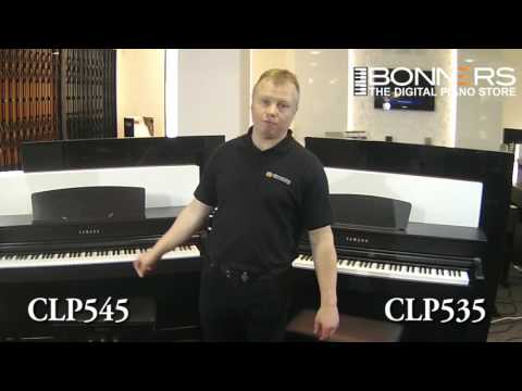 Yamaha CLP545 vs CLP535 Digital Piano Comparison Bonners Music UK