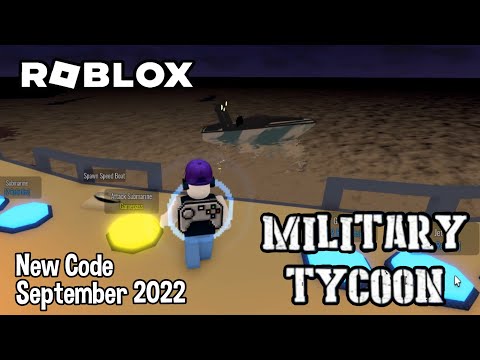 Roblox Military Tycoon New Code September 2022