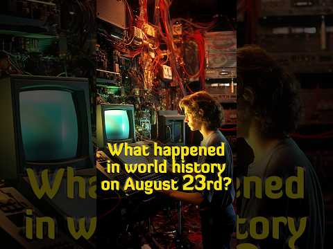 1 minute history. August 23rd. What happened. #shorts