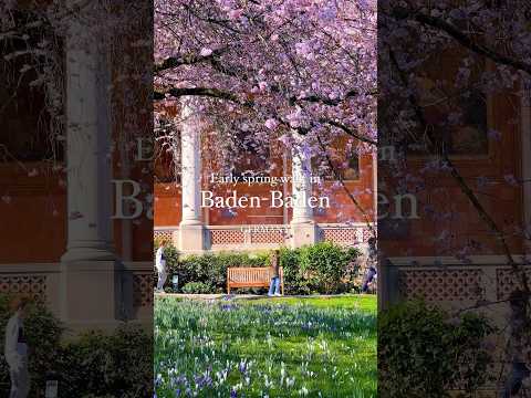 Early spring walk in Baden-Baden, Germany 🌸