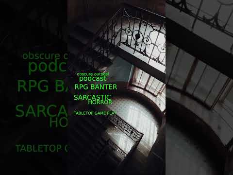 Obscure promotion #podcast #rpg #gameplay #tabletop #sarcastichorror