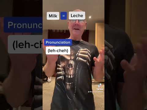 Learn Spanish - "Milk" in Spanish - Spanish Lessons