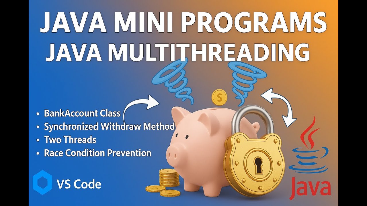 Java Multithreading Explained with Bank Account Example | Synchronization Made Simple