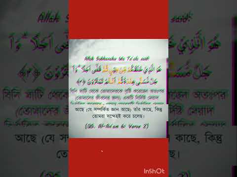 Allah ❤️Quran Meaning in📕📕 Bengali| Arabic| Bangla| #islam