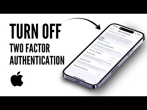 How to Turn Off Two Factor Authentication for your Apple ID on iPhone