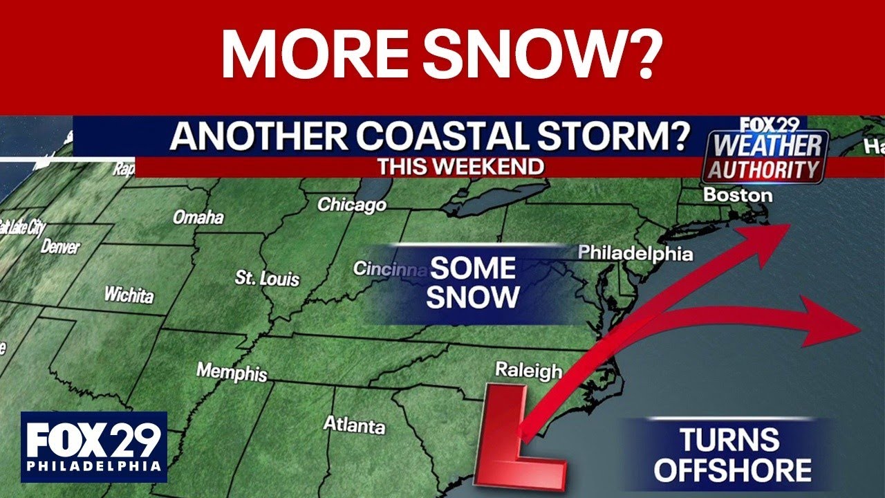 Snow forecast: Nor'easter possible for Philadelphia, East Coast this weekend
