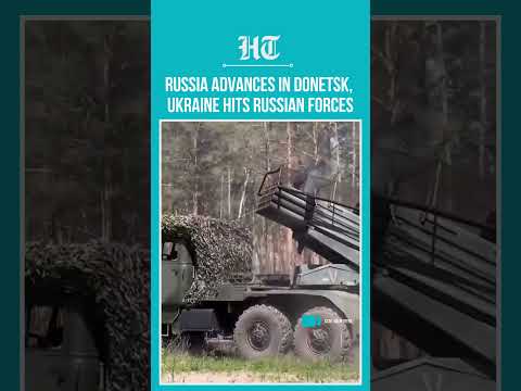 Russia Advances in Donetsk, Ukraine Responds with Strikes on Military Bases | #shorts