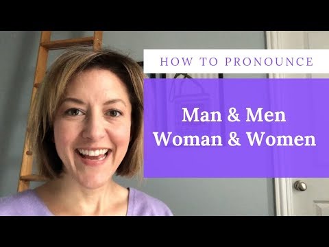 Learn to Pronounce MAN 👨 MEN 👬 WOMAN 👩 WOMEN 👠- English Pronunciation Lesson #learnenglish
