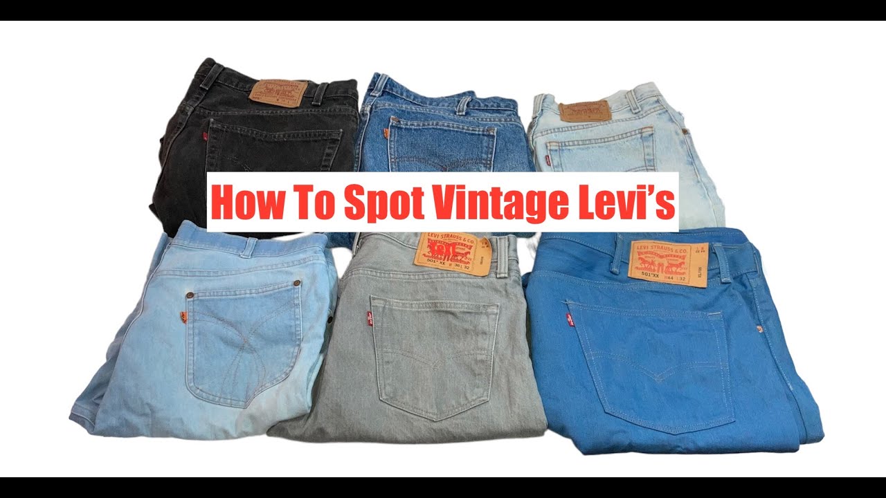 How to Read Levi's Date Code | How to Spot Vintage Levi's