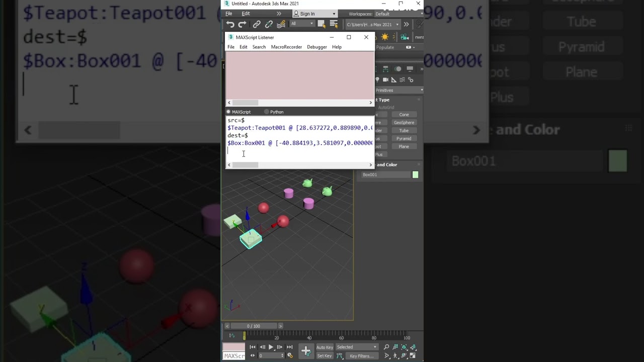 Replace Object using maxscript