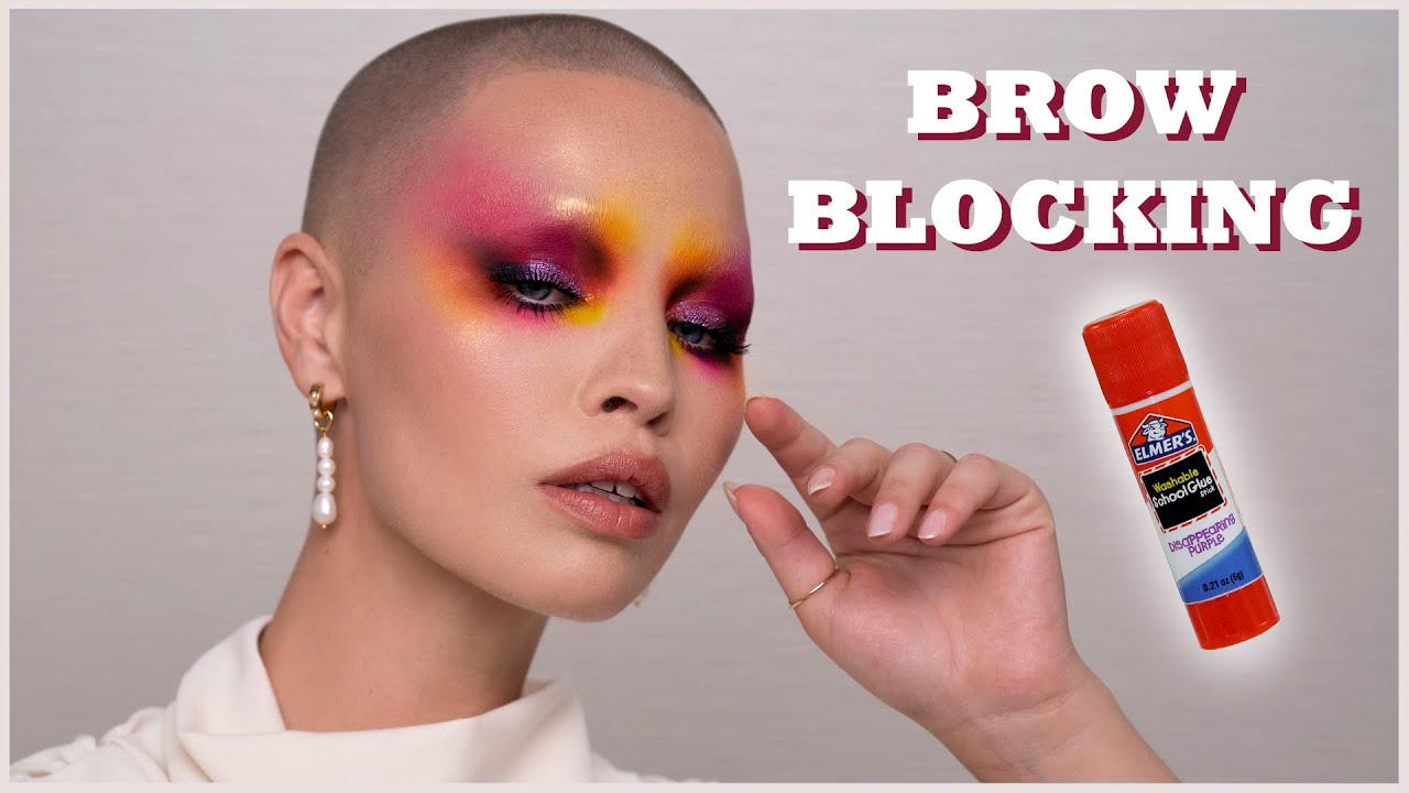 BROW BLOCKING tutorial to achieve anything creative!