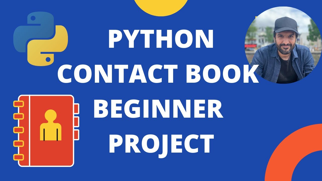 Simple Python Contact Book for beginners - mini project