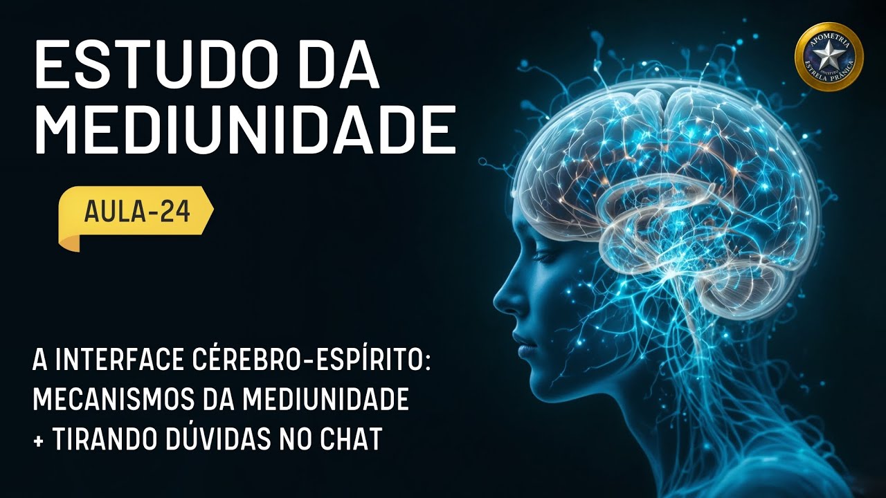 AULA-24 | A INTERFACE CÉREBRO-ESPÍRITO: MECANISMOS DA MEDIUNIDADE + TIRANDO DÚVIDAS DO CHAT