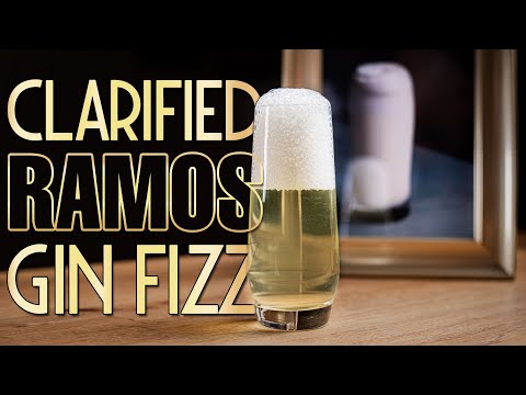 Clarified Ramos Gin Fizz by Kevin Kos | Cocktail Explorer
