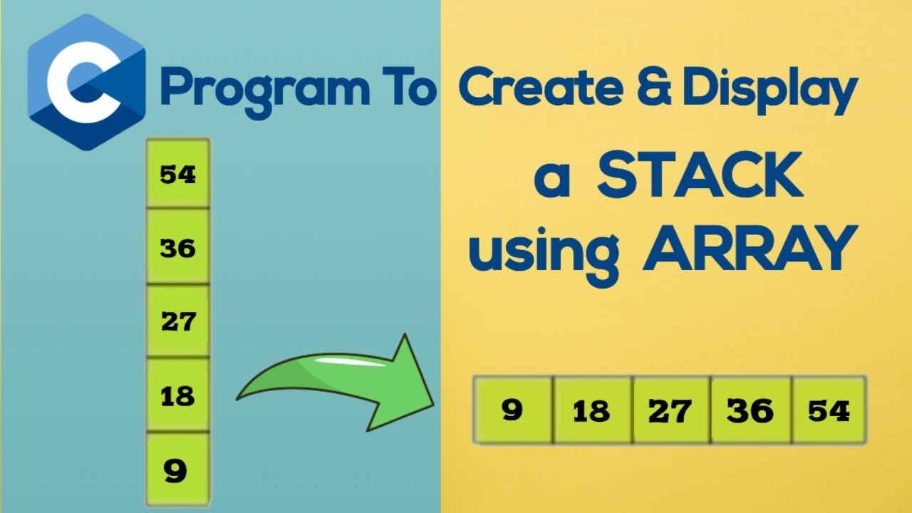Implementation Of Stack Using Array In C Language | C Programming | Coding Draft by Kanika
