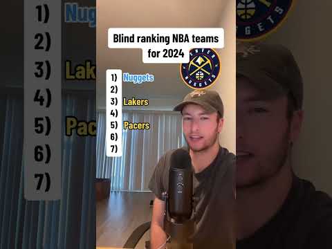 Blind Ranking 2024 NBA Teams