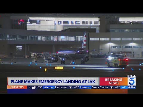 American Airlines flight makes emergency landing at LAX