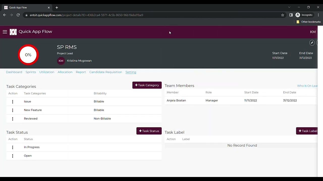 How to configure project