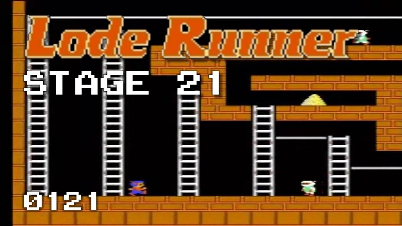 Lode Runner 1 - Stage 21 [0121]