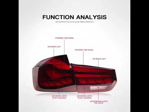 Factory Tail Lamp F30 F35 320I 328I Tail Light Rear Car Lamp for BMW 3 Series 2013-2019 Taillights,