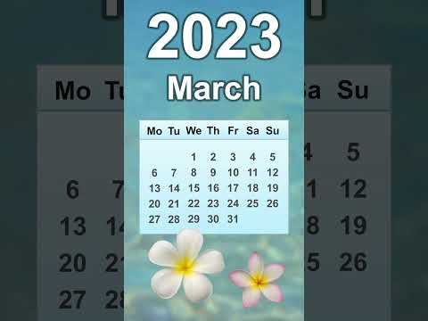 March 2023 Calendar