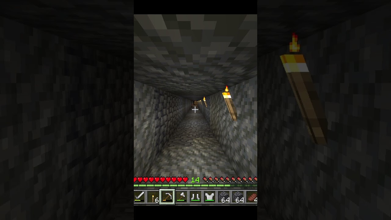 Minecraft Cave Dweller Moment..