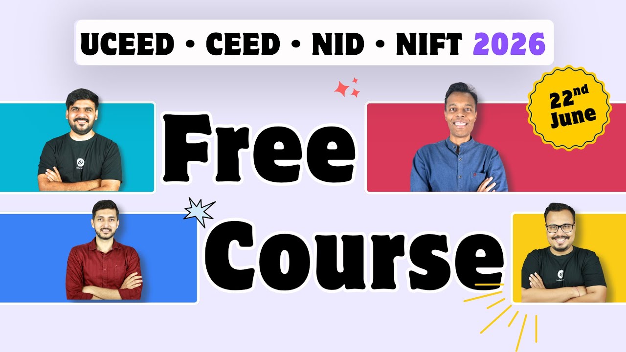 Free Design Exam Preparation for UCEED, CEED, NID, NIFT | OLP 2026