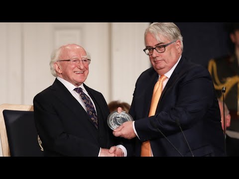 Irish president inaugurated for 2nd term