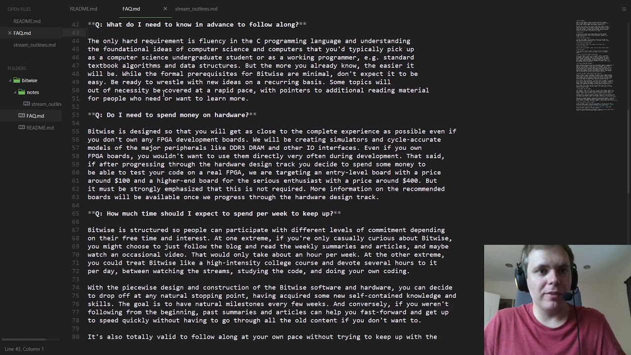Bitwise, Day 0: Overview and Q&A