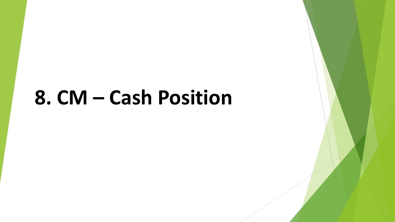 8.CM - Cash Positioning