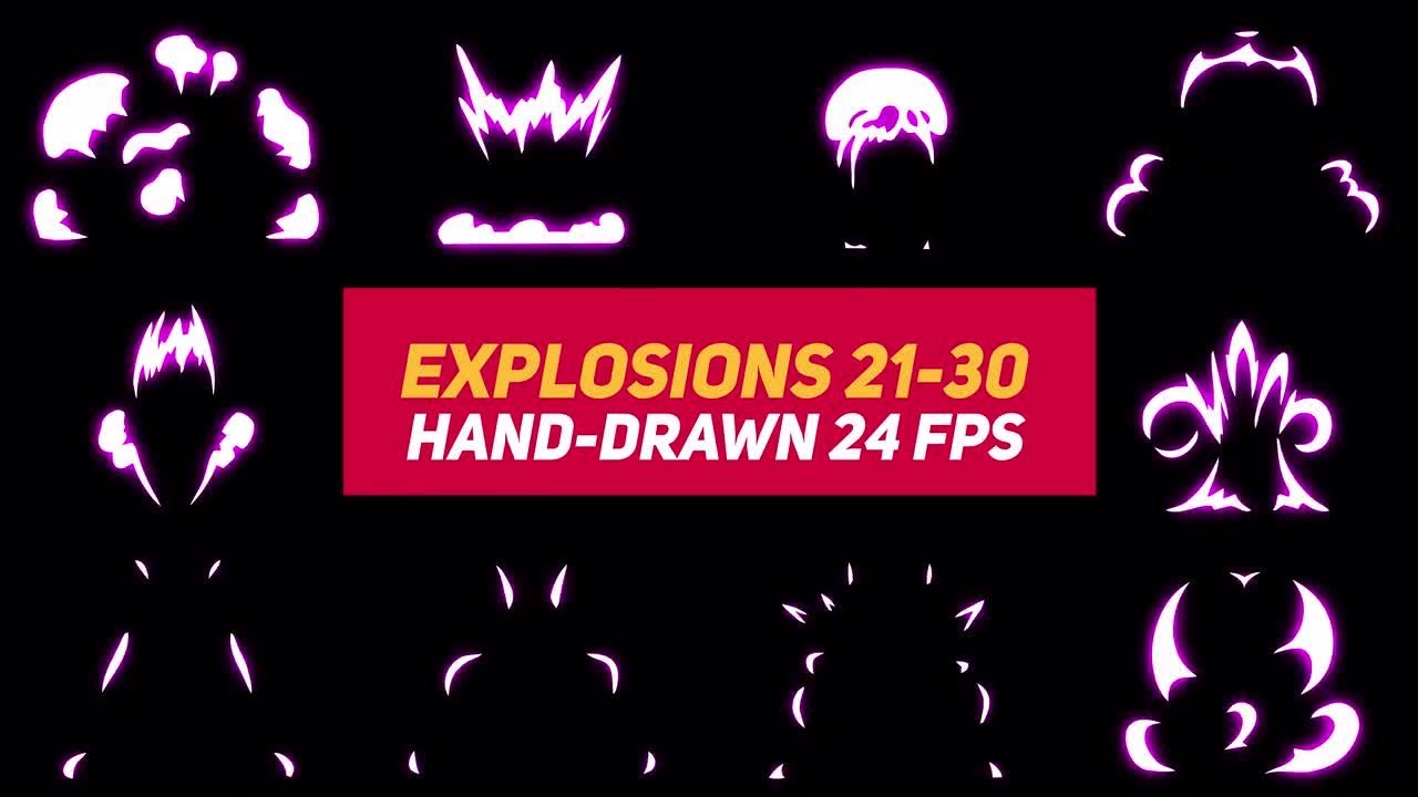 Liquid Elements Explosions 21-30 Motion Graphics