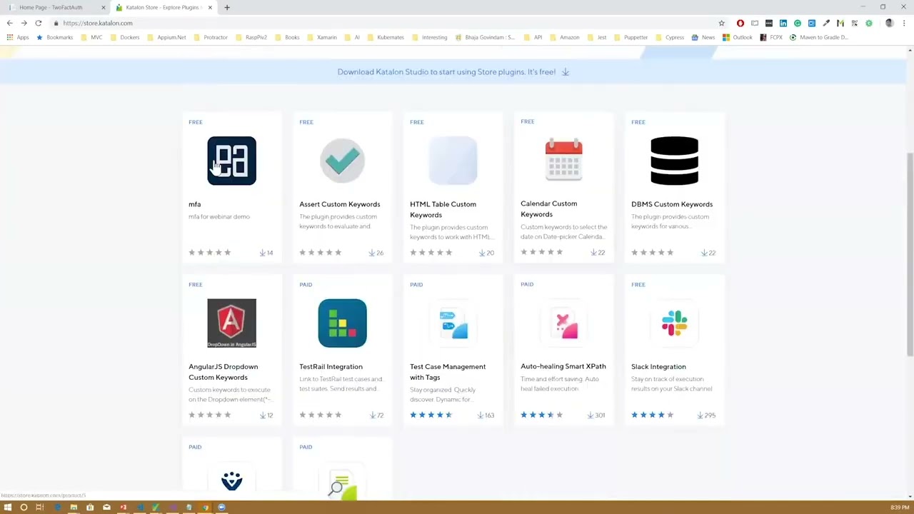 Chapter 1: Katalon Store and Plugin Platform - Introduction