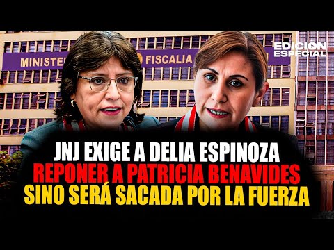 #EnVivo Delia Espinoza podrá ser sacada por la fuerza sino acata reponer a Patricia Benavides