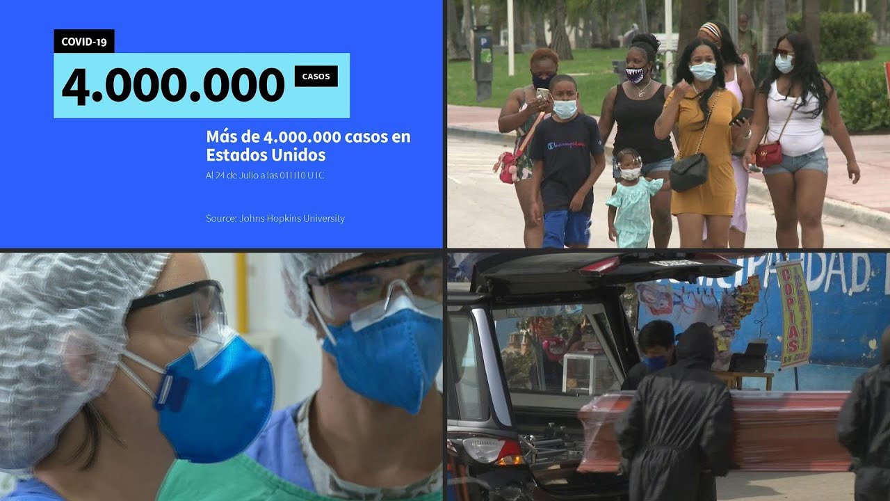 EEUU supera los 4 millones de casos de covid-19, en un continente en emergencia | AFP