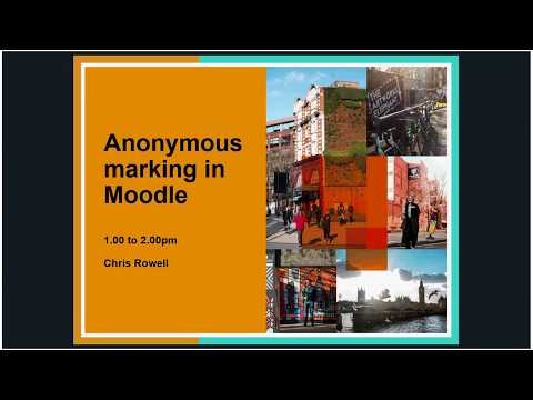 Anonymous marking in Moodle @LSBU | totallyrewired