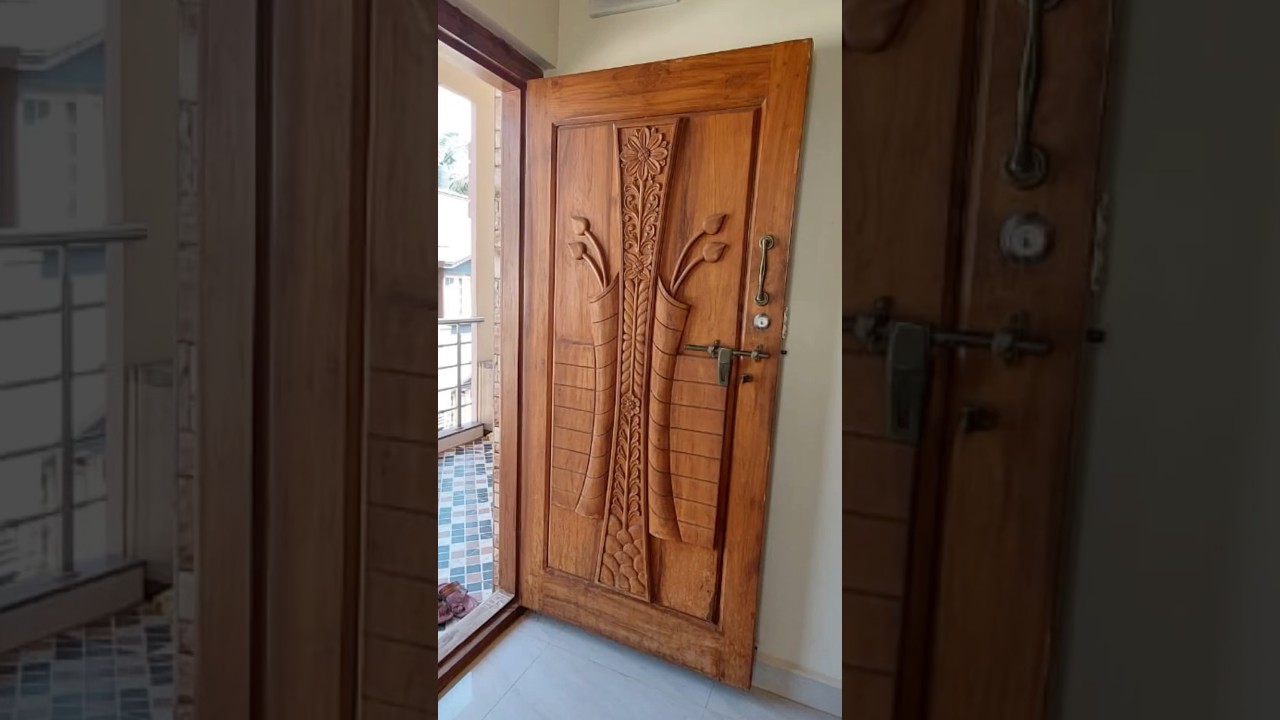 Top 10 Wooden Main door designs 2025 Teak wood door design l Door Carving polish #doors #doordesign