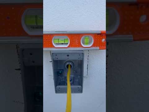Outdoor waterproof junction box installation #electrical