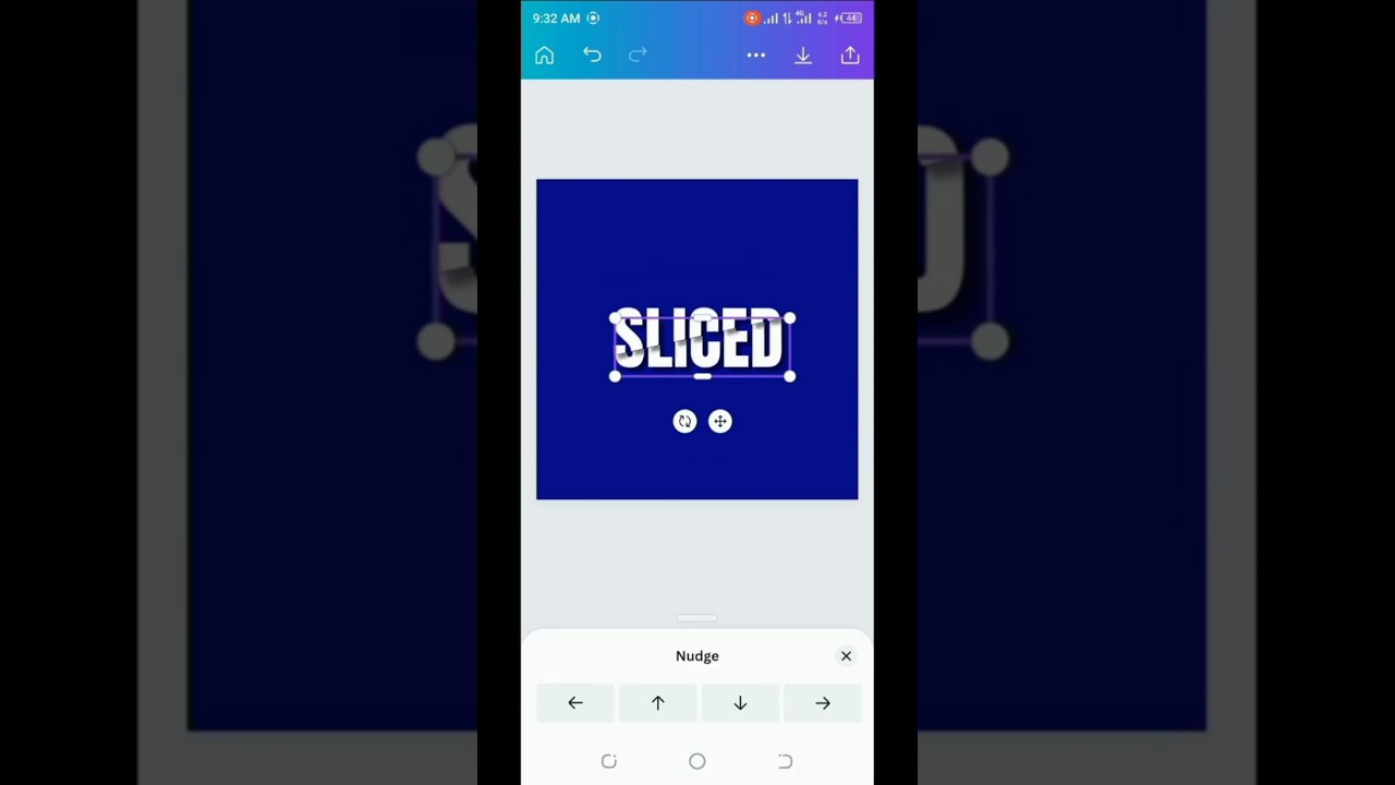 SLICE TEXT EFFECT #canva #pixellab  #smartphonegraphic #tricks #davgee #short @iamofficialdavgee