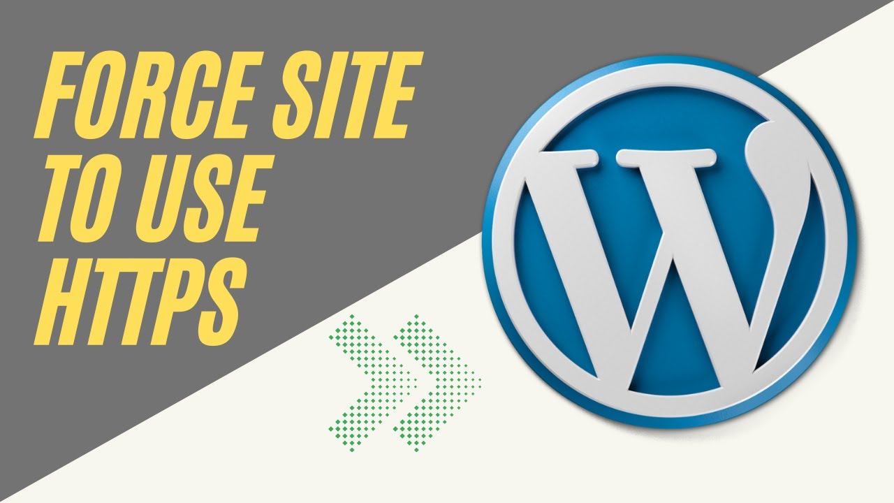Force your WordPress site to use https and non-www (or www)