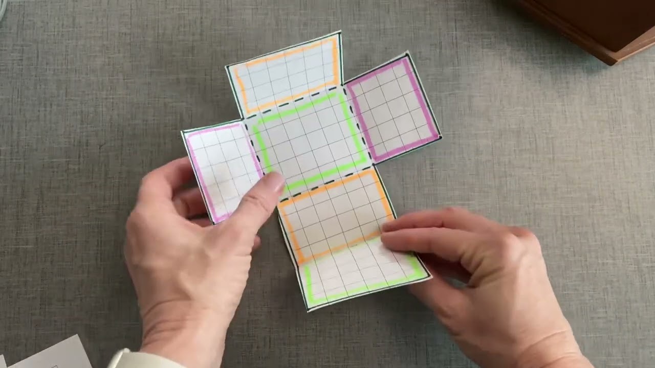 Surface Area of Rectangular Prisms Using Nets