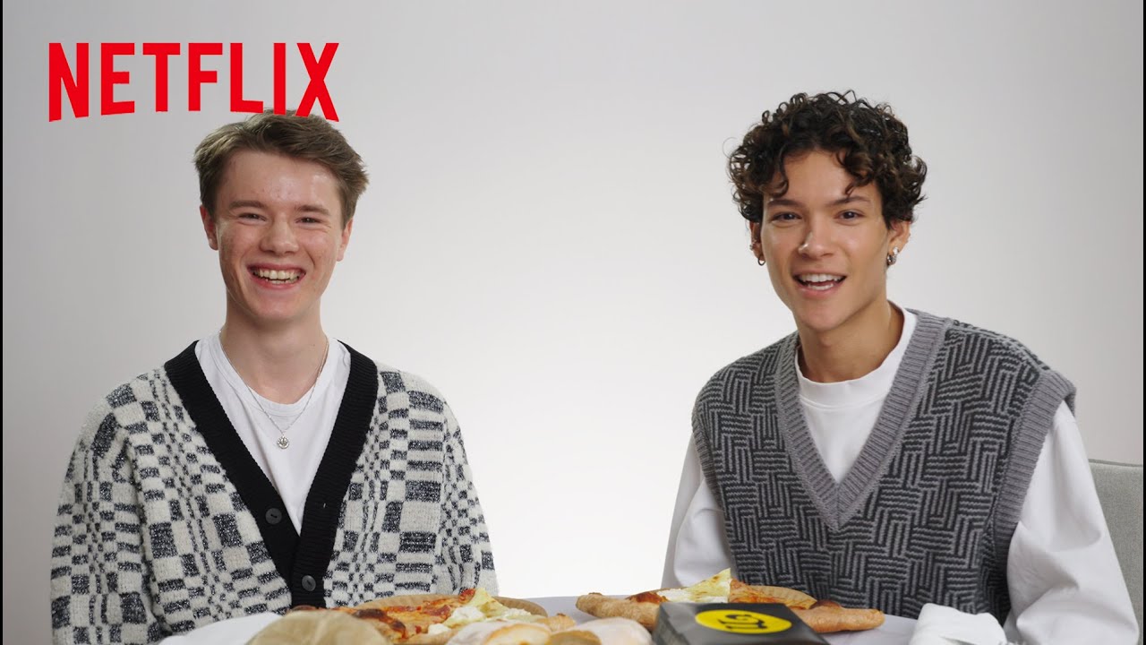 Young Royals' Omar Rudberg & Edvin Ryding Eat NYC Foods For the First Time | Netflix